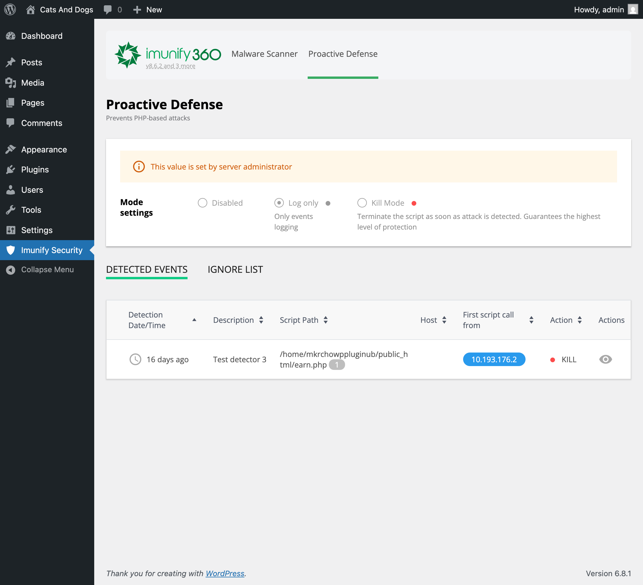 Imunify Security WordPress Plugin V2 Launches